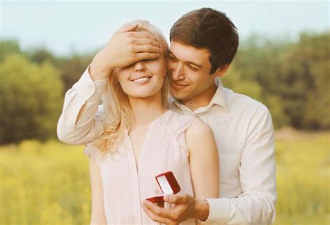 Love Relationships Engagement And Wedding Concept Man Proposes A