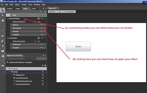 Silverlight 3 How To Customize A Button With Expression Blend 3 Tech World