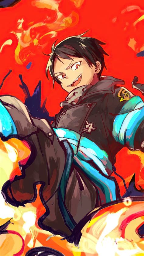 Fire Force Explosion Shinra Kusakabe Enen No Shouboutai Anime Hd