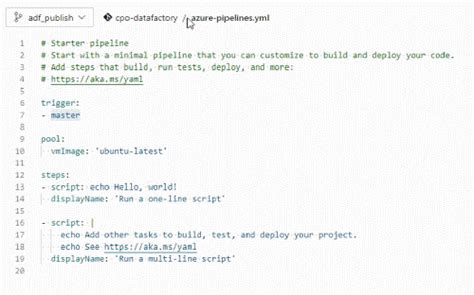 Cicd For Azure Data Factory Create A Yaml Deployment Pipeline · Craig Porteous A Data And Ai Blog