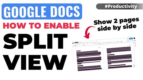 Two Page View In Google Docs 2 WAYS YouTube