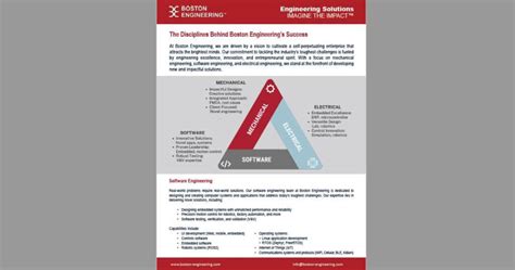 Boston Engineering S Engineering Solutions Boston Engineering