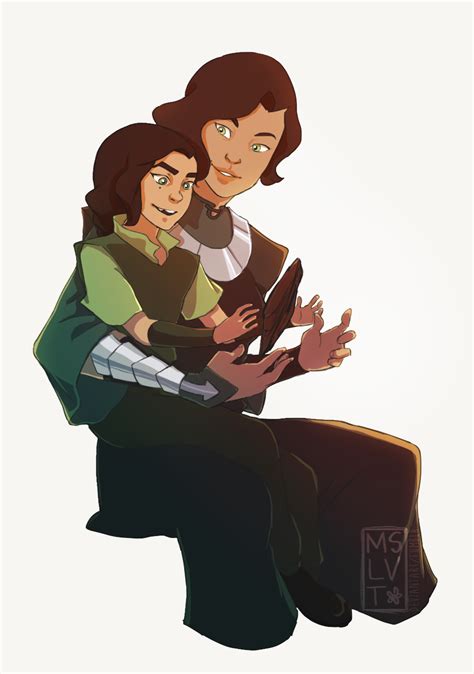 No Spoilers Suyin Beifong Teaching Kuvira To Bend By Mslvt