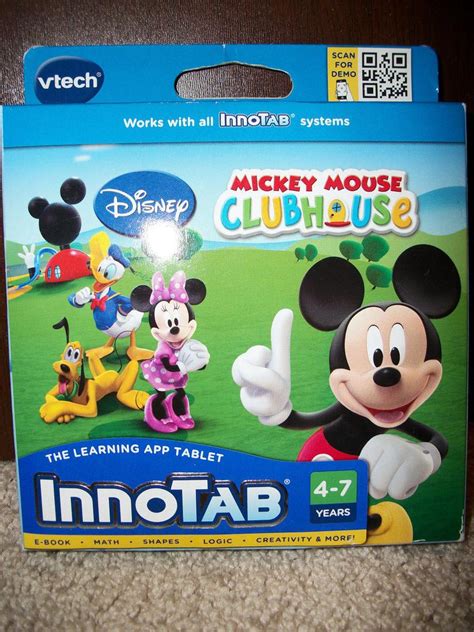 New Vtech Innotab Mickey Mouse Clubhouse Disney Learning System Software 1863881175