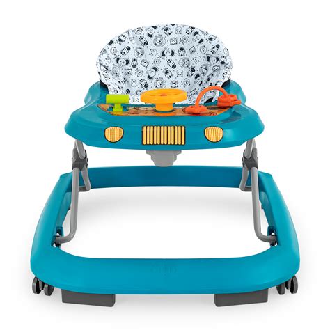 Andador Infantil Musical Disquinho Andajar Brinquedo Safari II Azul