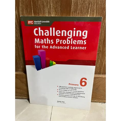 Challenging Maths Problems For The Advanced Learner Primary 6 แบบฝึกหัด