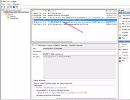 Comment ajouter et lancer un programme au démarrage de Windows 10