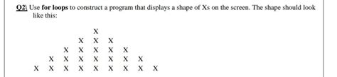 answered use for loops to construct a program… bartleby