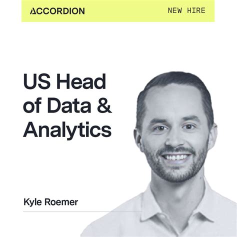 Were Thrilled To Welcome Kyle Roemer Our Newest Managing Director And The Us Head Of Our Data