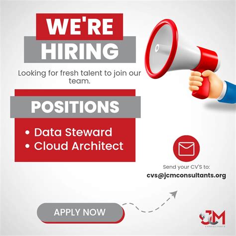 jcm consultants on linkedin datasteward cloudarchitect nowhiring
