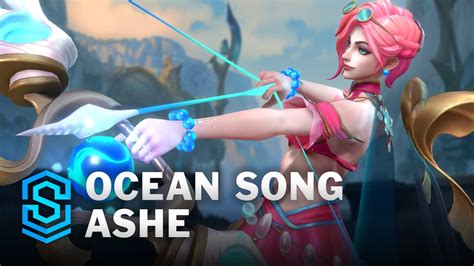 Ocean Song Ashe Wild Rift Skin Spotlight Youtube