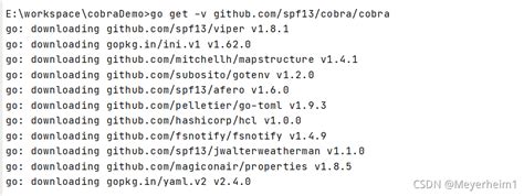 Golang Cobra简介安装使用（一） 源码参考