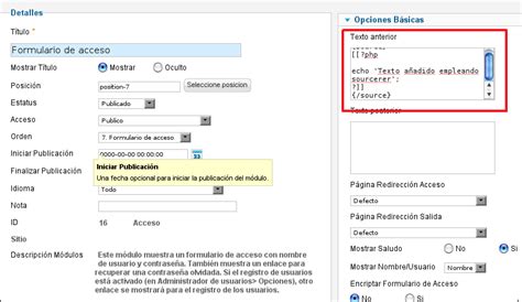 Insertar Código Php Html Css Y Javascript En Joomla 17 Con Sourcerer