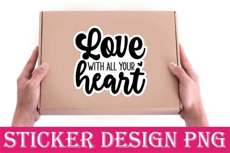 Love Beyond Words Sticker Design Graphic By Regular Creative · Creative