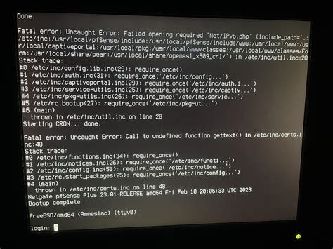 CE 2 6 To 23 01 Upgrade Failure This Happens On Reboot And Nothing