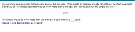 Solved Use Graphical Approximation Techniques To Answer The