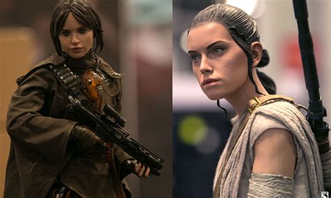 Sideshow Zeigt Rey And Jyn Erso Premium Format Figuren