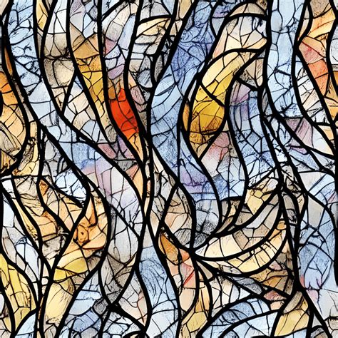 Stained Glass Watercolor Hyper Realistic Intricate Detail Pattern