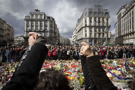 Brussels Cops Arrest Far Right Protesters At Attacks Memorial The