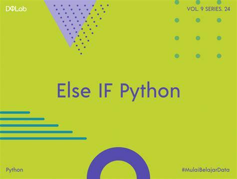Python Percabangan If If Else Dan Else If