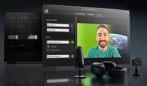 Brand New Enhancements In The NVIDIA Broadcast 1 4 Update Includes Auto Background Blur And Eye