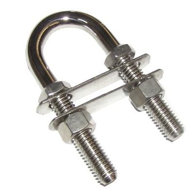 Ferragem Em U U bolt 3 8 Pol Em Aço Inox P Lancha E Barco R 39 90