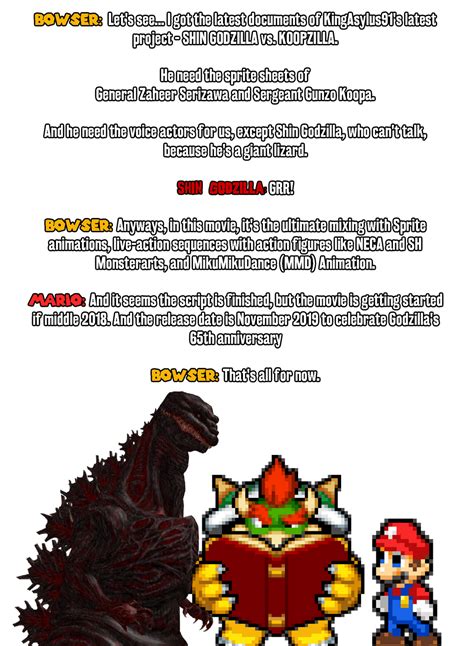 Godzilla Vs Koopzilla Expanded Universe Favourites By Tufftony On