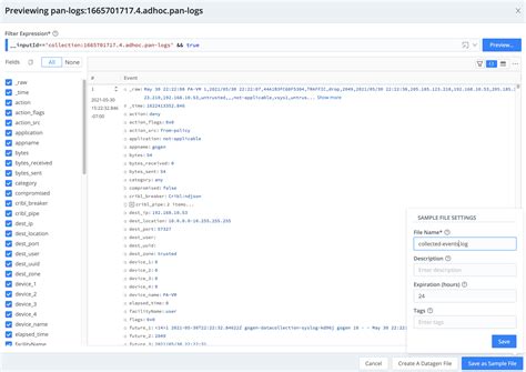 Previewing Collection Data Cribl Sandbox