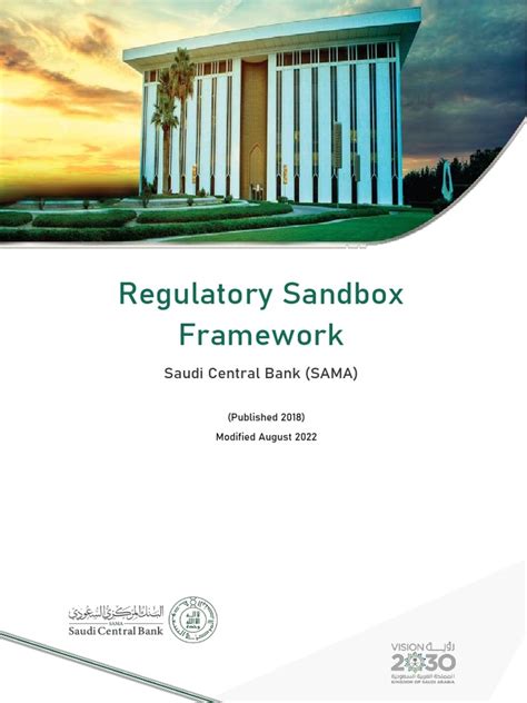Regulatory Sandbox Framework En Pdf Innovation Finance And Money Management