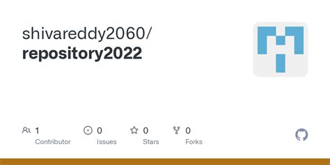 Github Shivareddy2060 Repository2022