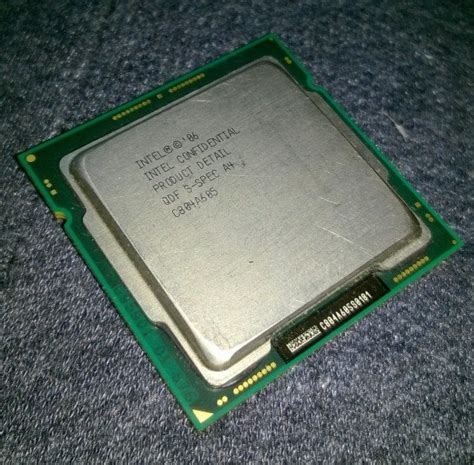 Intel Confidential Cpu What Is This Processor Intel