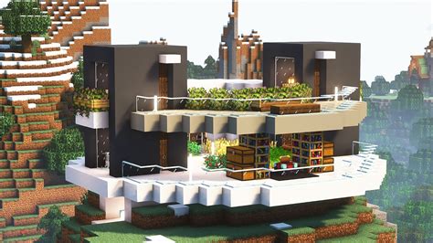 Minecraft Modern Circle House 🔥🔥🔥 Easy House Tutorial ⛏⚒⛏ Youtube