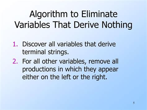 Normal Forms For Cfgs Eliminating Useless Variables Removing Epsilon