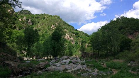 河北好玩的旅游景点河北必玩景区河北冬季必玩景区大山谷图库