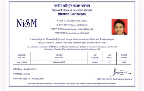 Nishkarsh Jaiswal On Linkedin Nism Certificationachieved