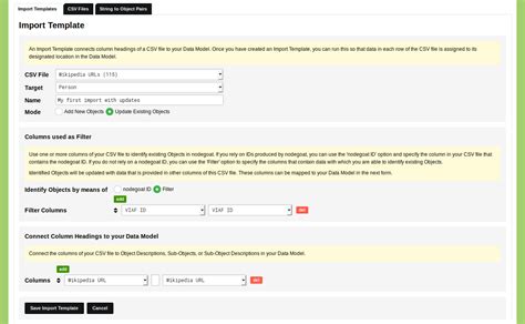 Nodegoat Guide Update Objects