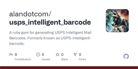 Github Alandotcomuspsintelligentbarcode A Ruby Gem For Generating Usps Intelligent Mail