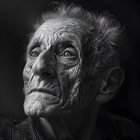 Perfil De Personas De Edad Avanzada Que Muestra La Edad Y La