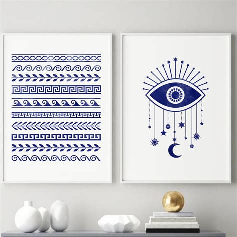 Evil Eye Print Etsy
