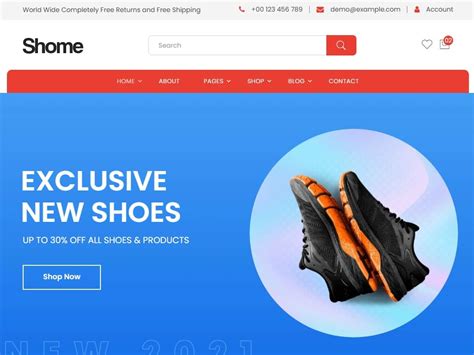 Shome Магазин Шаблоны Bootstrap BootstrapТема
