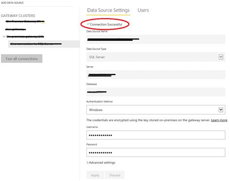 Error Refreshing Dataset With Direct Query Using On Premise Gateway
