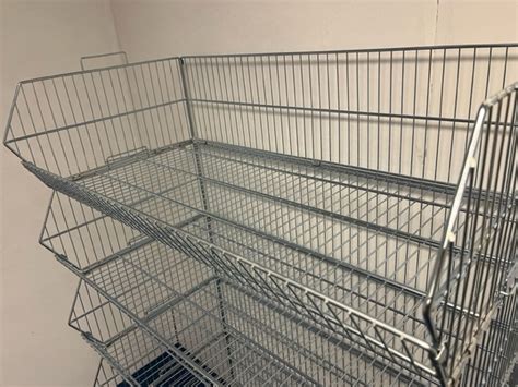 1000mm Wire Stacking Basket El Shop Fitters