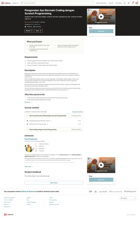 Cara Membuat Kelas Online Di Udemy Heni Prasetyorini