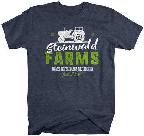 Mens Personalized Farm T Shirt Vintage Farming Shirt Etsy