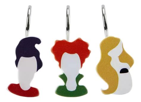 Ganchos Para Cortina De Ducha De Halloween Con Texto En Ingl Meses