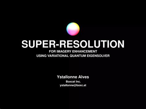 super resolution for imagery enhancement using variational quantum