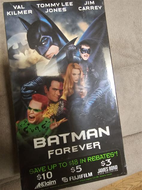 Sealed Batman Forever Vhs Rvhs