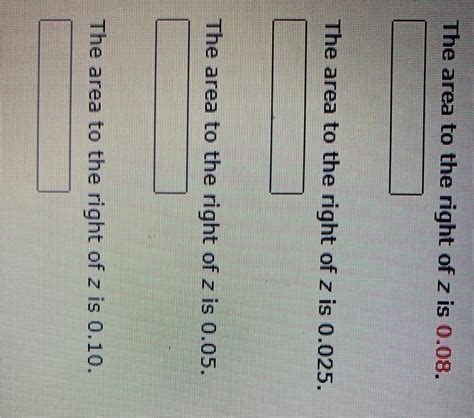 Solved Given That Z Is A Standard Normal Random Variable