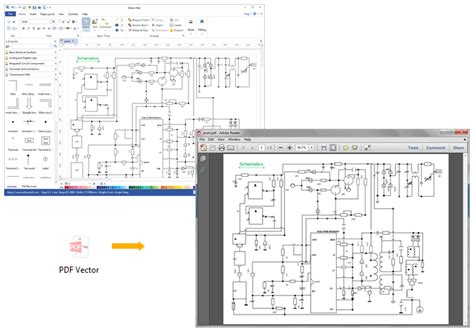 Create Circuit Diagram For PDF Edraw