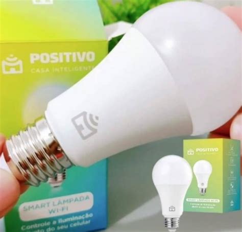 Smart Lâmpada Wi Fi Positivo Casa Inteligente Branca Quente e Fria